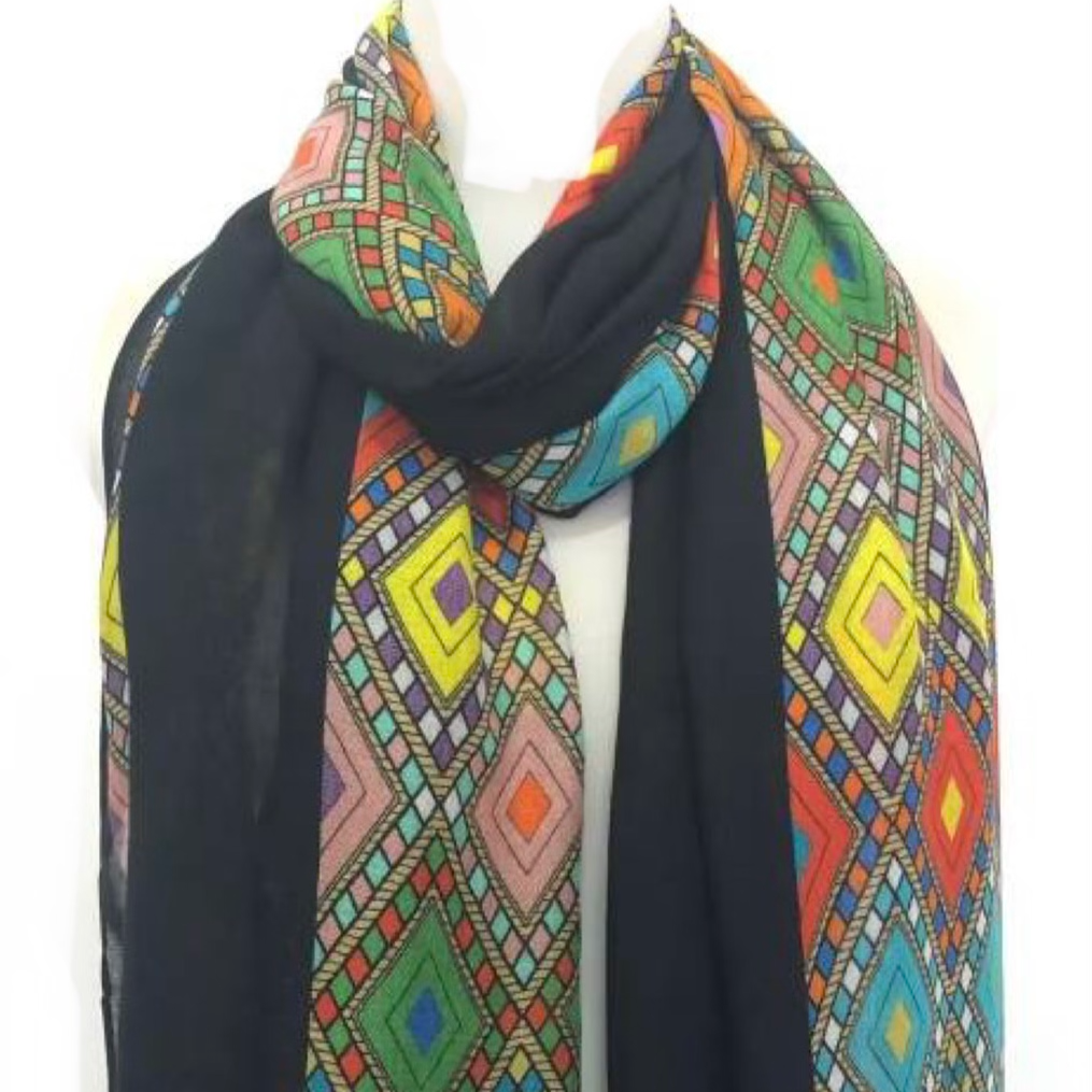 Habesha Tilet Design Scarf – Ethiopian & Eritrean Style Accessory ...