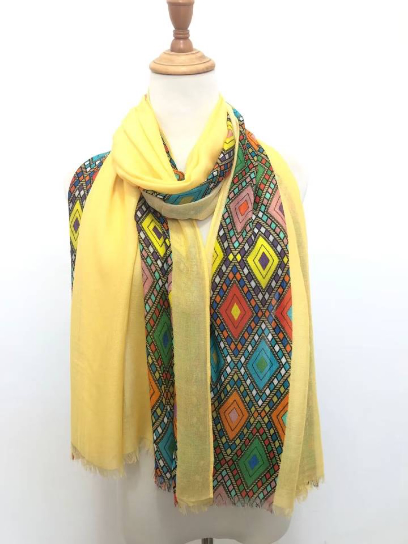 Habesha Tilet Design Scarf – Ethiopian & Eritrean Style Accessory ...