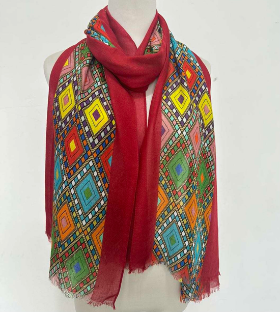 Habesha Tilet Design Scarf – Ethiopian & Eritrean Style Accessory ...